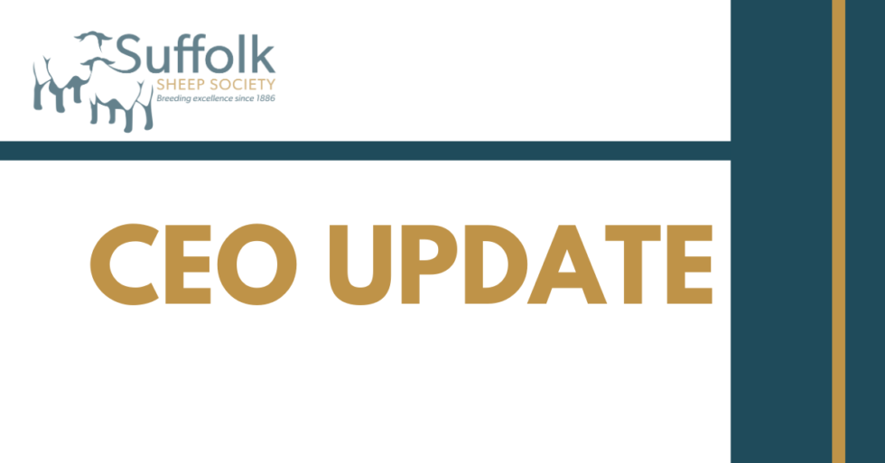 CEO Update September 2024 - Suffolk Sheep Society